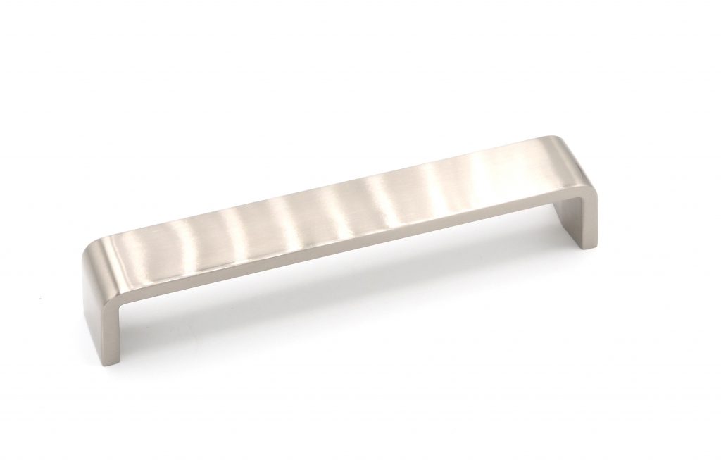 160mm Brushed Nickel D Kitchen Cupboard Handle - Select Components