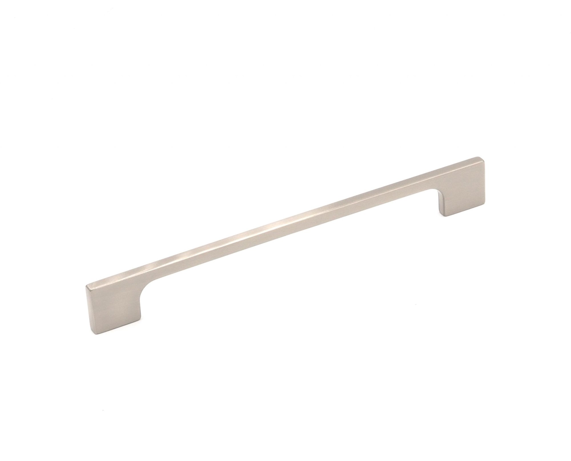 192mm Brushed Nickel Slim Pull Kitchen Cupboard Handle - Select Components