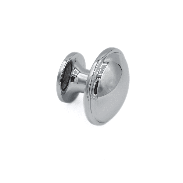 35mm Polished Silver Chrome Kitchen Cupboard Knob - Select Components