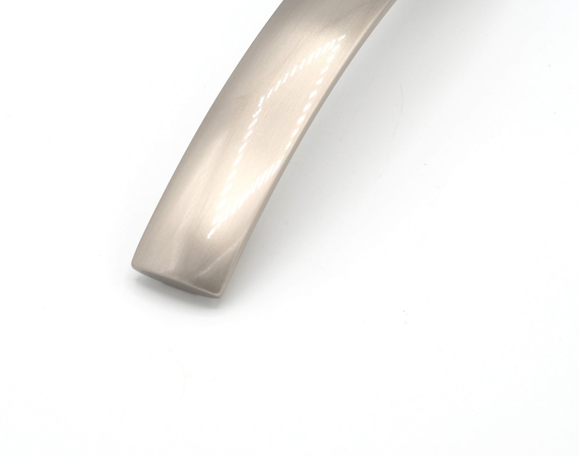 128mm Brushed Nickel Bow Kitchen Cupboard Handle - Select Components