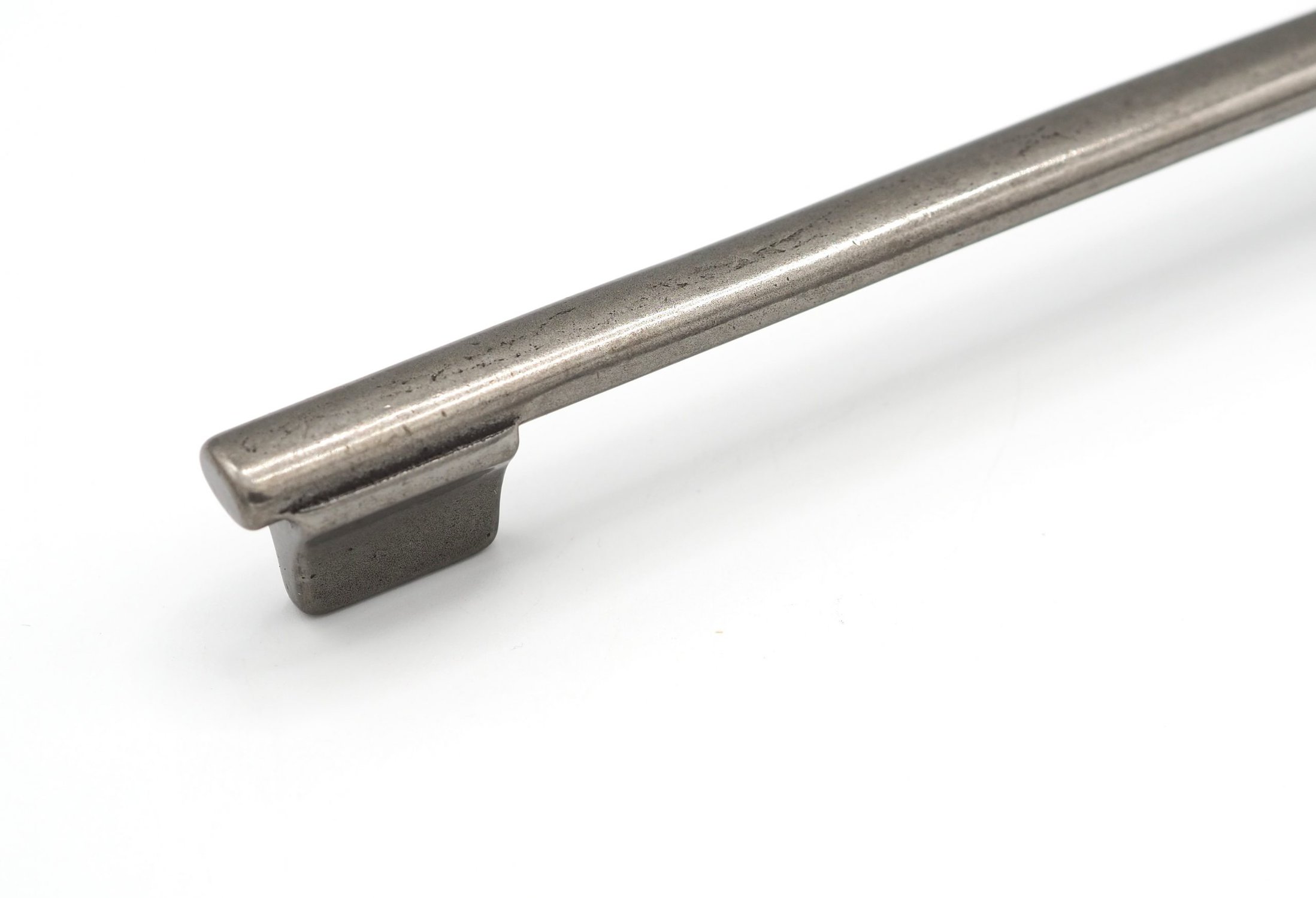 192mm Black Cast Iron Pull Kitchen Cupboard Handle - Select Components