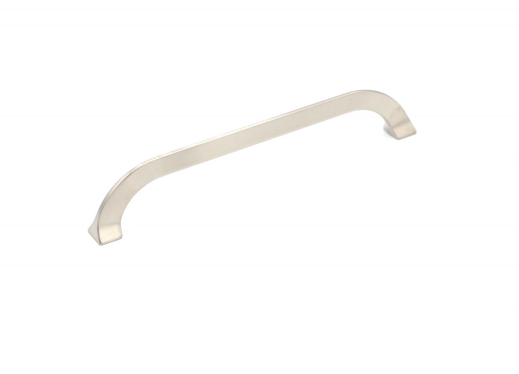 160mm Brushed Nickel D Kitchen Cupboard Handle - Select Components