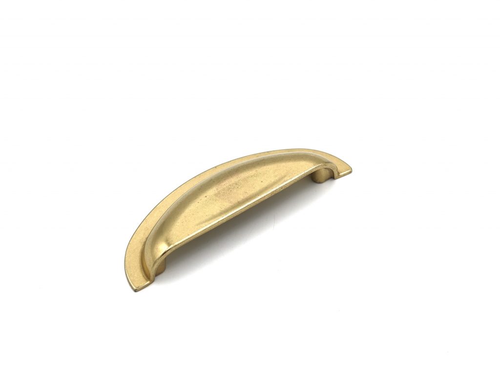 96mm Antique Brass Gold Cup Kitchen Cupboard Handle - Select Components