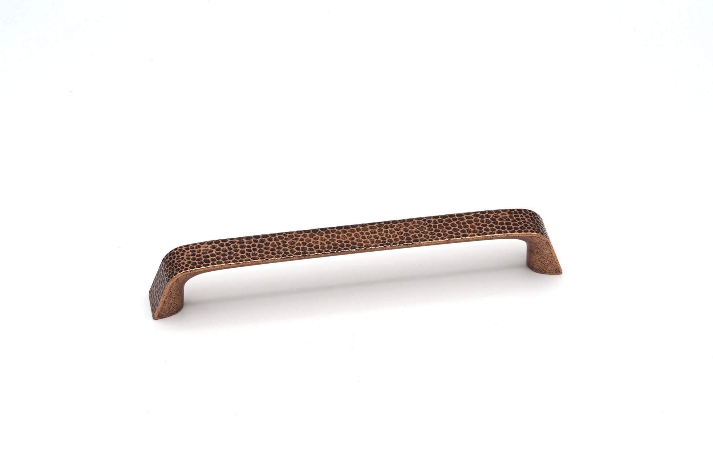 160mm Red Copper Textured D Handles