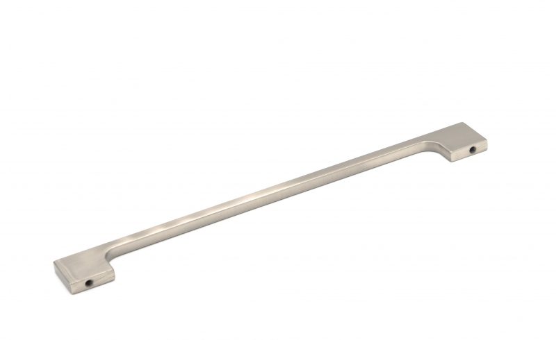 224mm Brushed Nickel Slim Pull Kitchen Cupboard Handle - Select Components