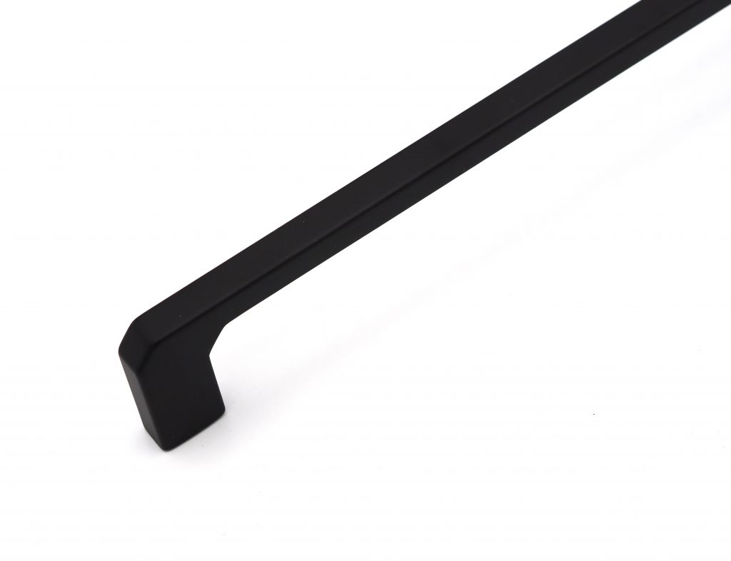 320mm Matt Black D Kitchen Cupboard Handle - Select Components