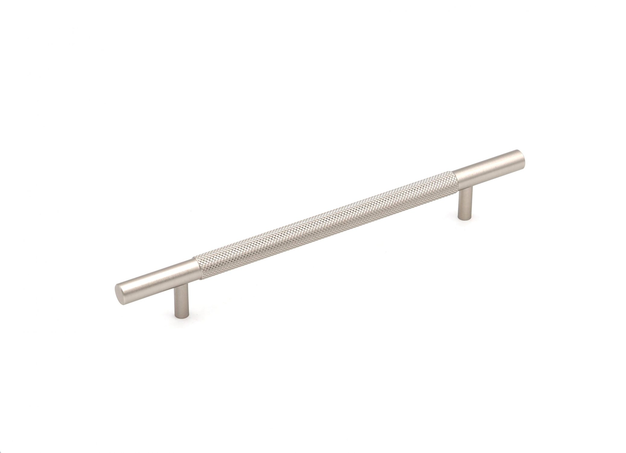 160mm Knurled Brushed Nickel Bar Kitchen Cupboard Handle - Select ...