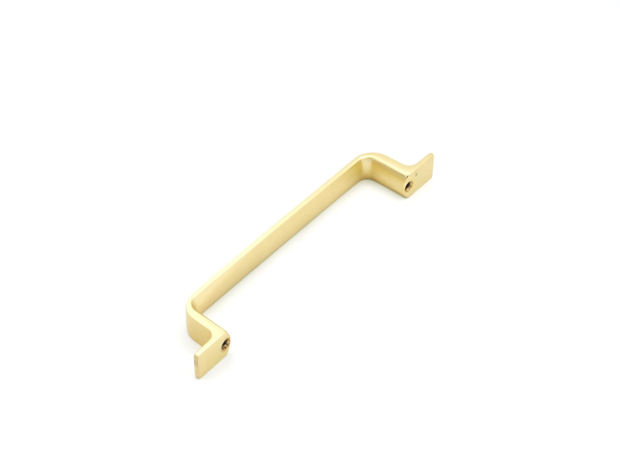 Strap Bar Handle 128mm Brushed Brass