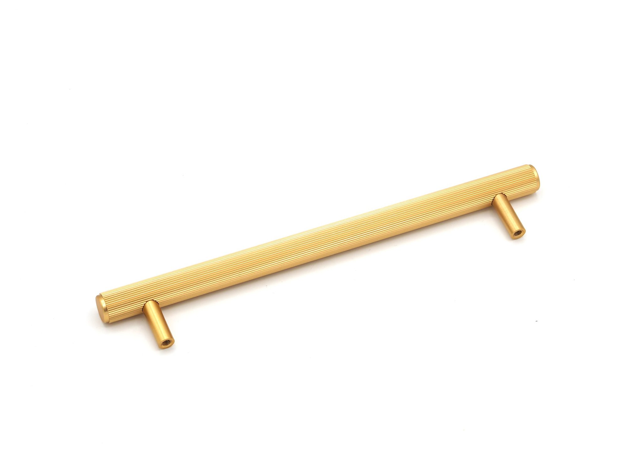 160mm Gold Reeded Handle