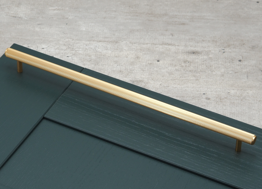 320mm Gold Reeded Handle