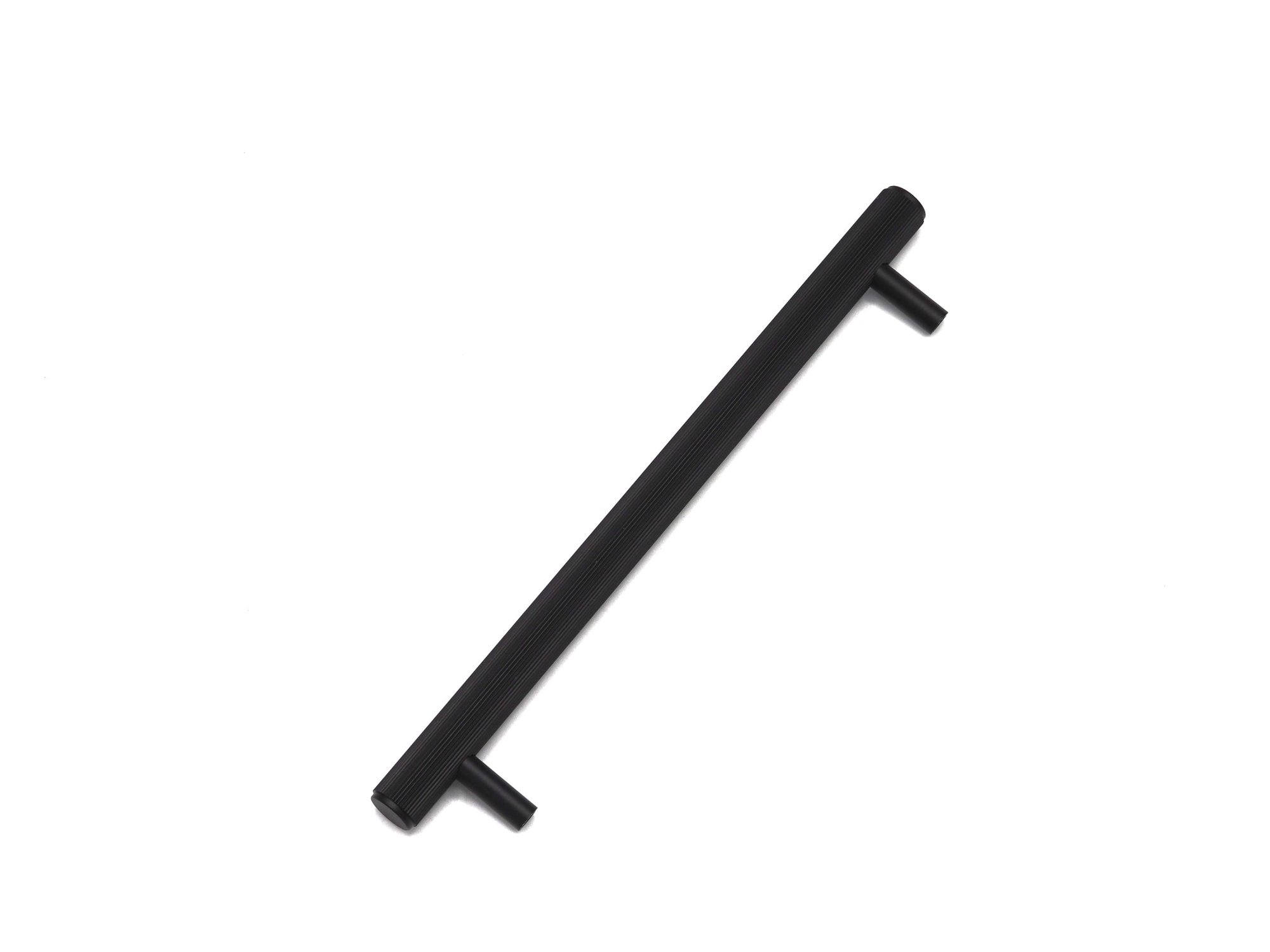 160mm Black Reeded Handle