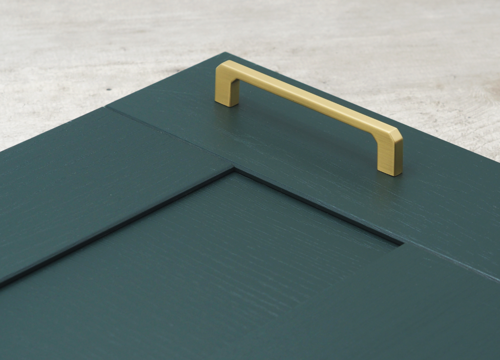 128mm Matt Brass Gold Kitchen Cupboard Handle - Select Components